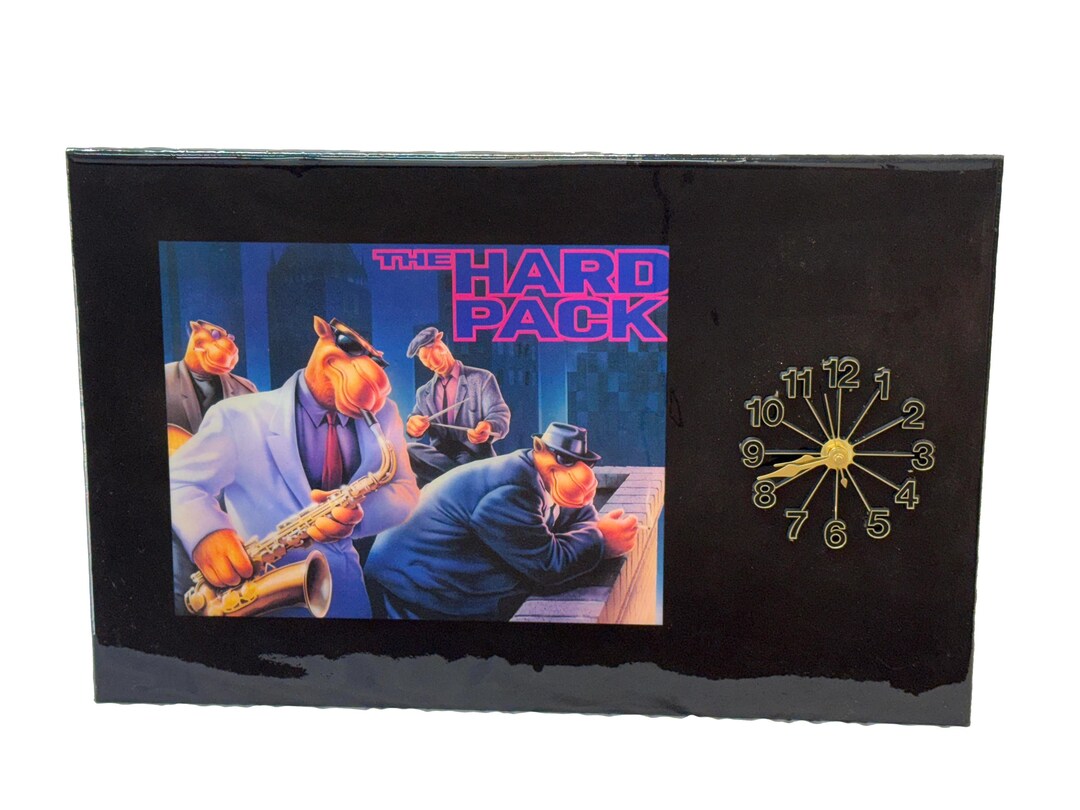 VTG Joe Camel R.J. Reynolds Tobacco Clock Wood Hard Pack Jazz Band Roof ...