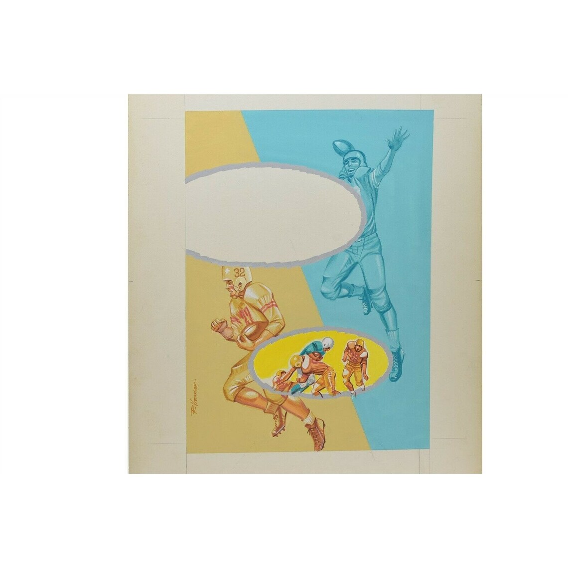 Original Cover Art for NFL Program San Francisco 49ers Vs - Etsy