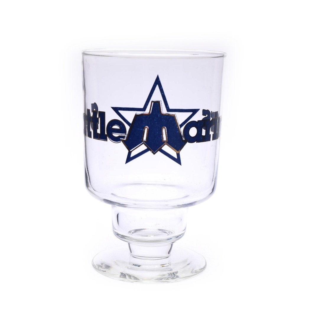 Seattle Mariners Drinking Glass Rocks DOF Footed Glass- Set of 4 - Etsy