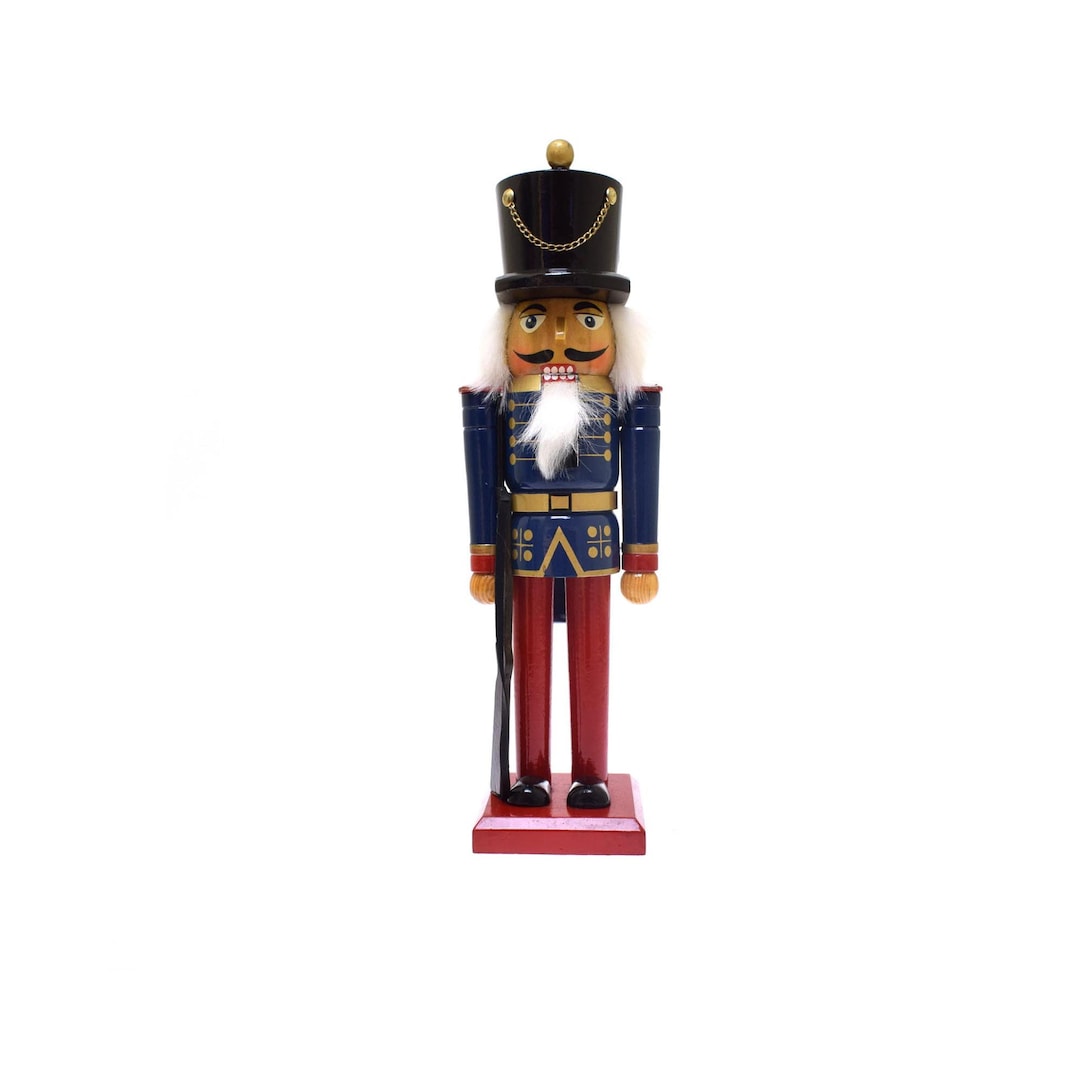 Traditions Wood Nutcracker 14.5" Soldier W/ Gun Rifle Musket - Etsy