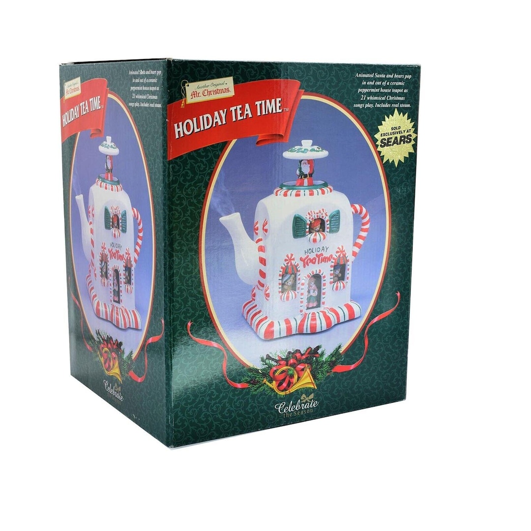 Mr Christmas Holiday Tea Time Animated Musical Plays 21 Holiday Songs ...