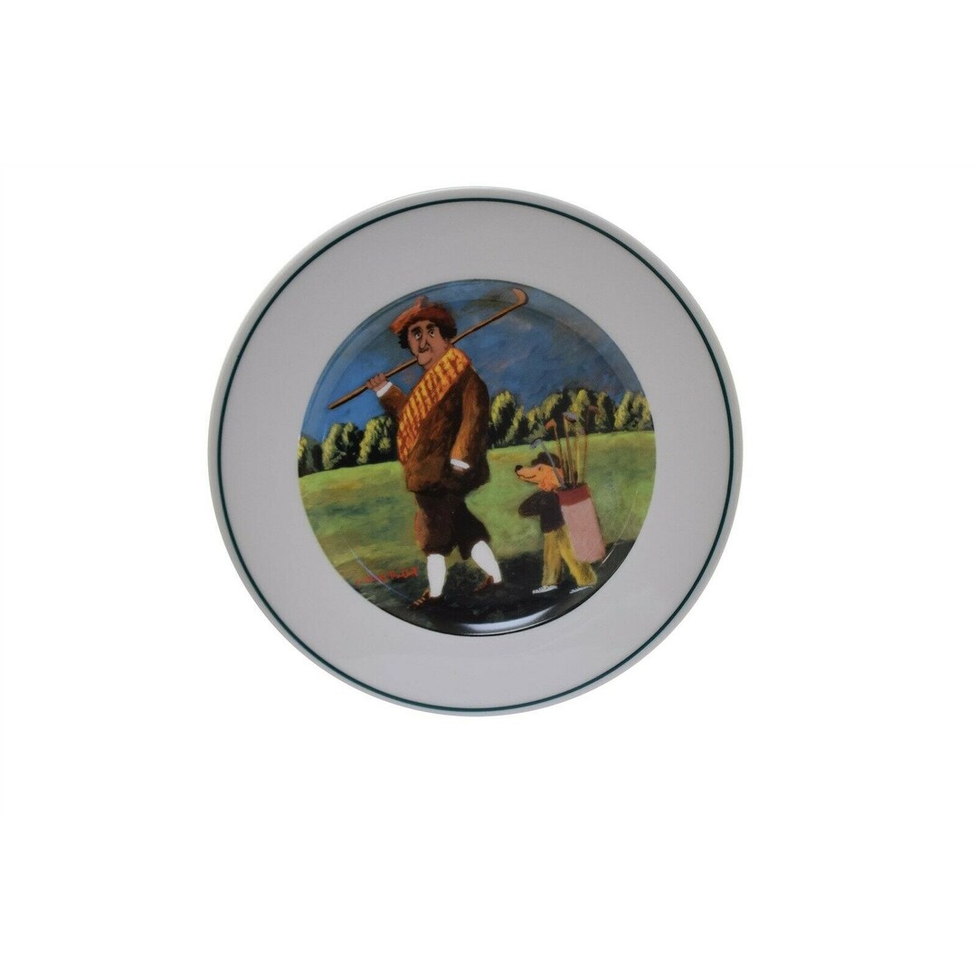 Eschenbach Guy Buffet Links Series 8 Plate the Caddy Dog - Etsy