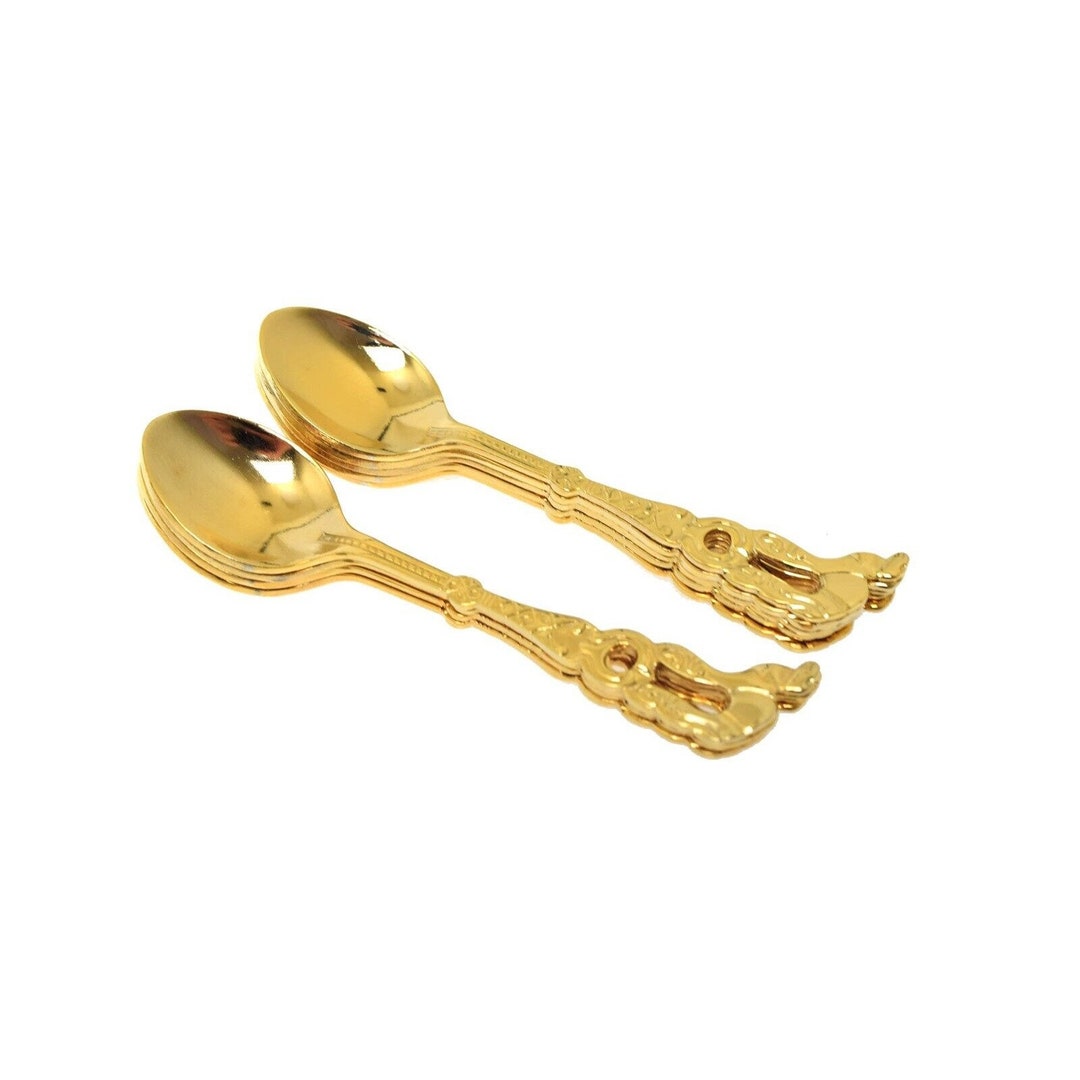 Gold Plated Mocca Spoon NTC With Camel on Handle Demitasse Spoon 3 /4 ...