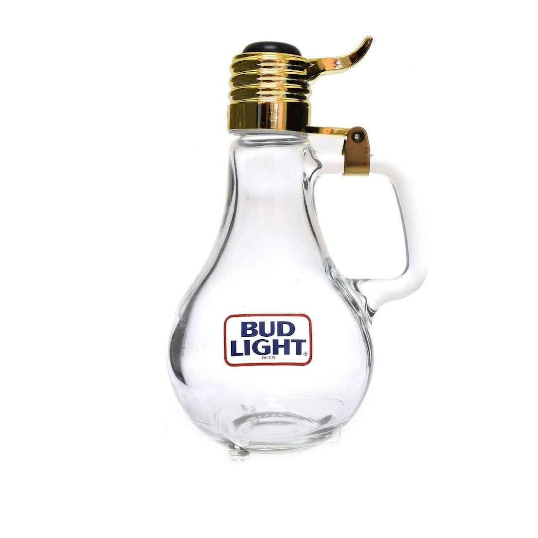 Budweiser BUD Light Lightbulb Beer Stein 1987 - Etsy