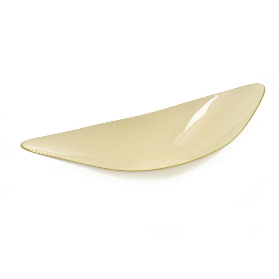 Lenox Gold Ivory Boomerang Serving Fruit Centerpiece Bowl 15 1/4" Mid ...