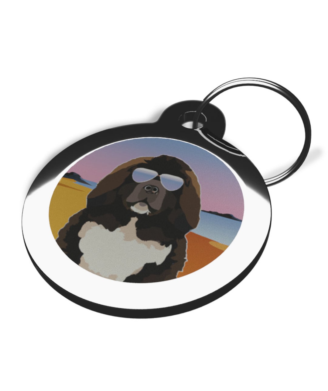 Newfoundland Pet ID Tags Personalised Dog Tags for Dogs Metal ...