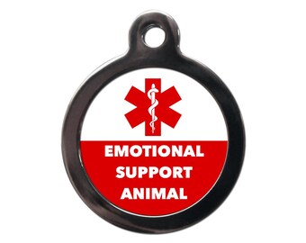 Emotional Support Animal Tag - Etsy
