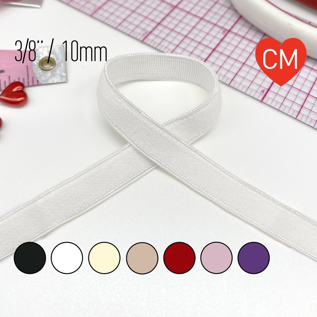 3/8" (10mm) Flat Elastic, Soft Plush Back- 2 Yards - Etsy