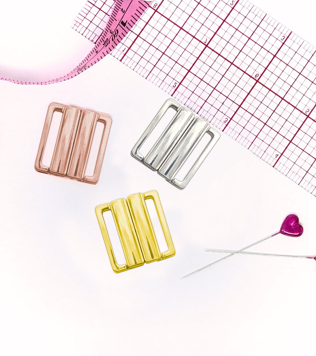 Metal Front Closures - Bra, Swimwear and Lingerie - (25mm) - Etsy