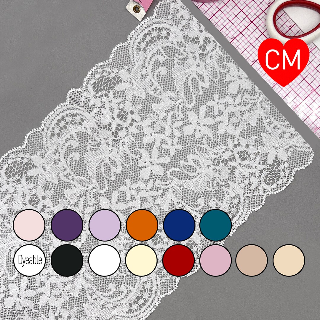 6 1/2 16.5cm Stretch Lace Soft High Quality 1 Yard - Etsy