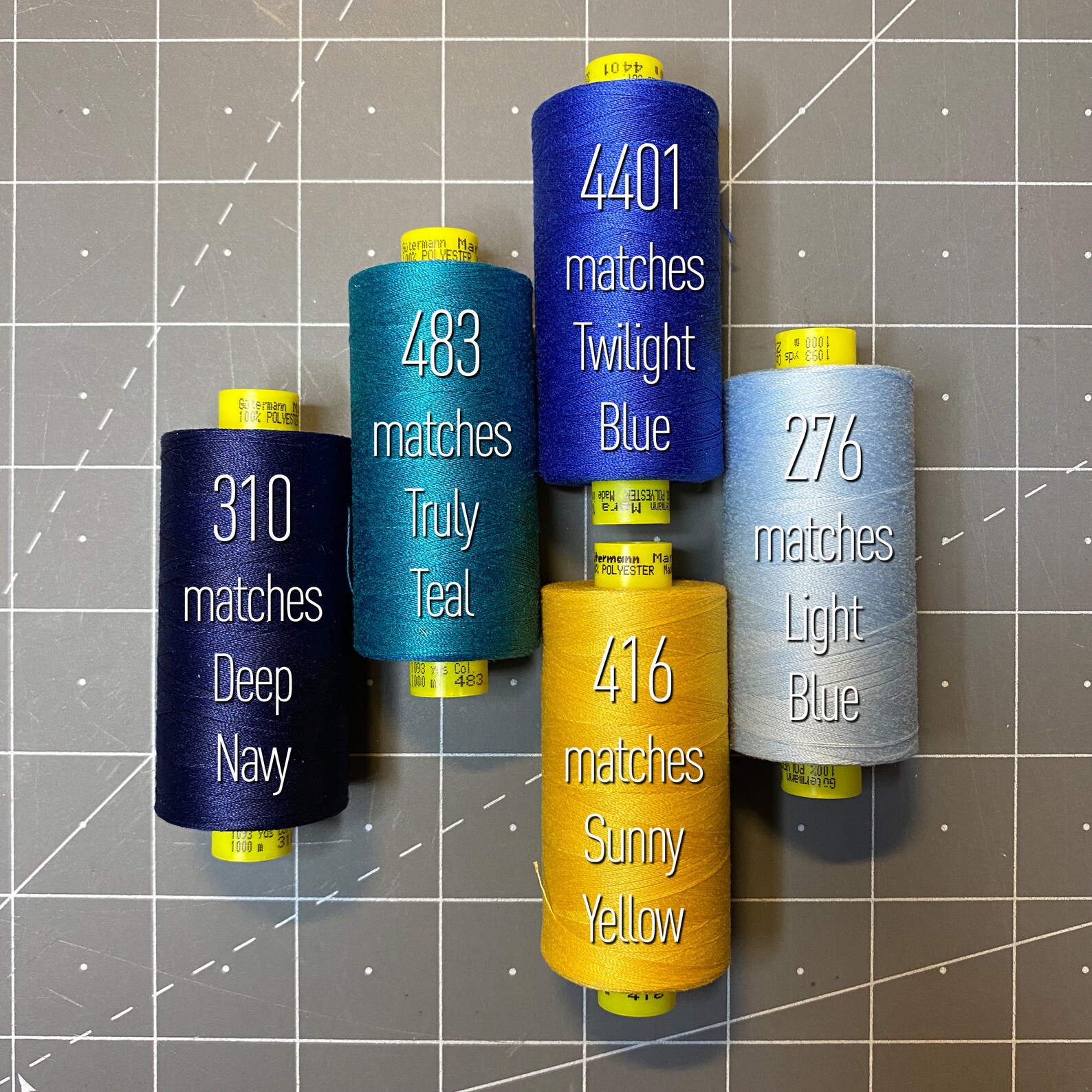 Gutermann Mara 120, All Purpose Thread, 1,093 Yd Spools - Etsy