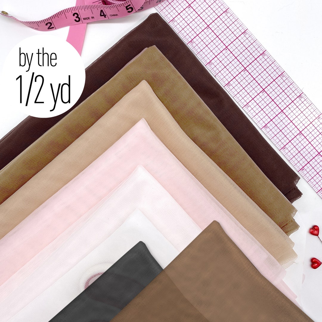 Stabilizer Sheer Nylon or Bra Base Lining, Non-stretch- by the 1/2 Yard ...