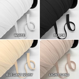 3/8” or 10mm Super Flat Soft Matte Elastic, Stretch Trim- 2 Yards - Etsy