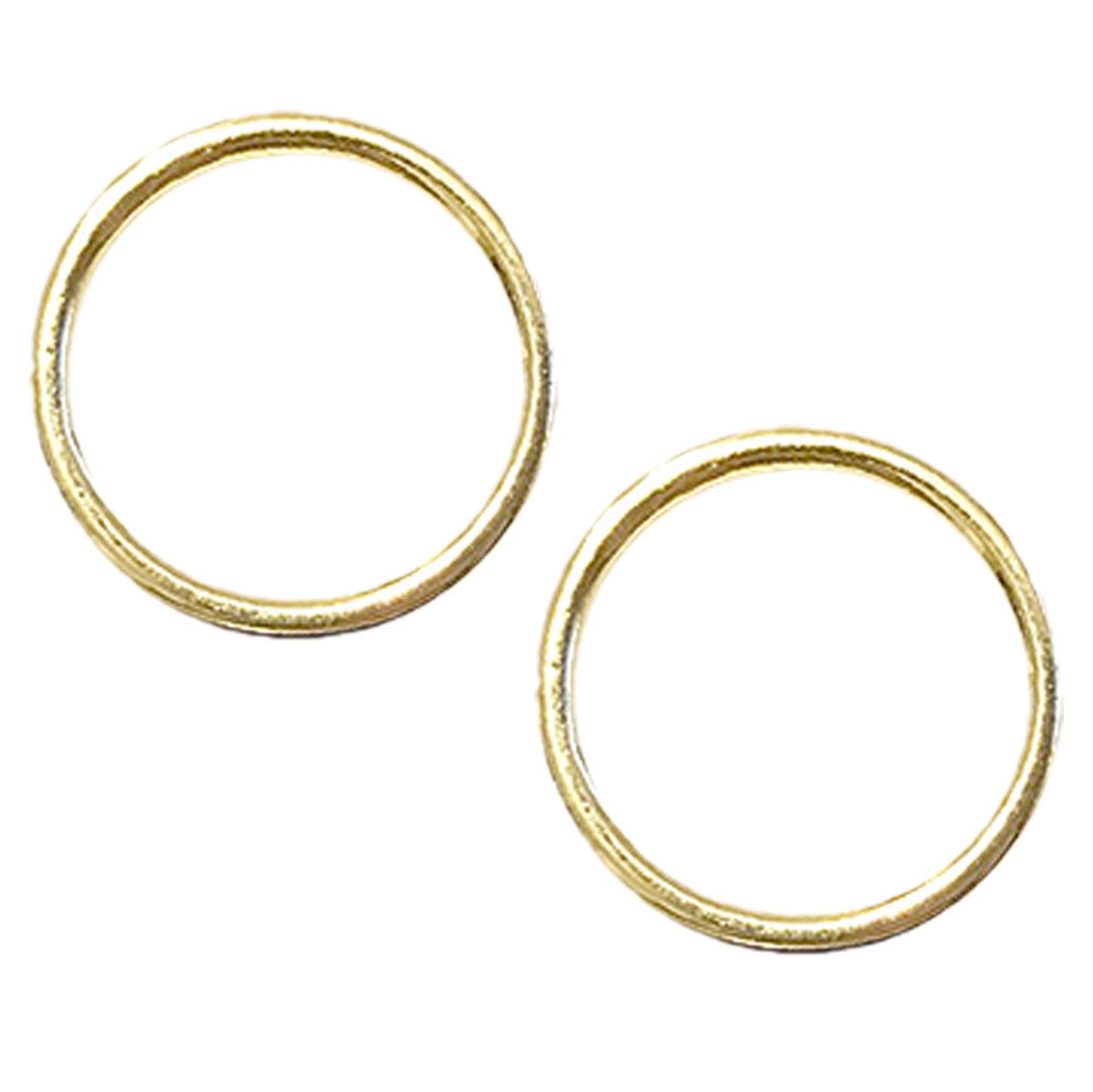 Set of 2 Rings OR 2 Sliders in Gold 1/4/6mm - Etsy