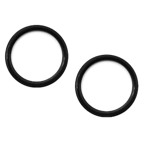 Set of 2 Rings OR 2 Sliders Bra Strap Sliders in Black for Swimwear or ...