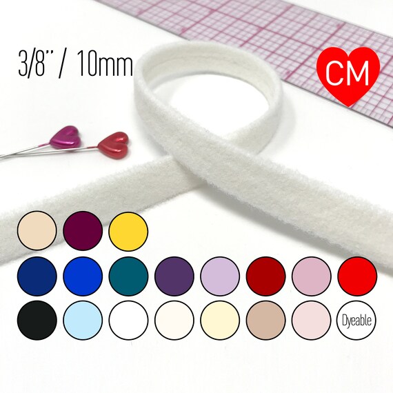 3/8 10mm Plush Rigid Bra Underwire Casing/channeling - Etsy