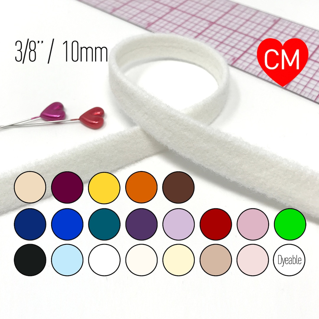 3/8" (10mm) Plush Rigid Bra Underwire Casing/channeling - 2 Yards - Etsy