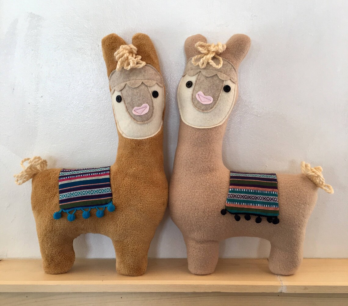 LLAMA Stuffed Animal Plush Kawaii Llama Llama Pillow Toy | Etsy