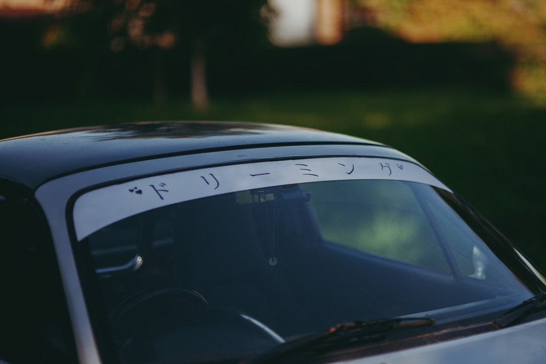 JDM Car Windscreen Sun Banner Japanese - Etsy