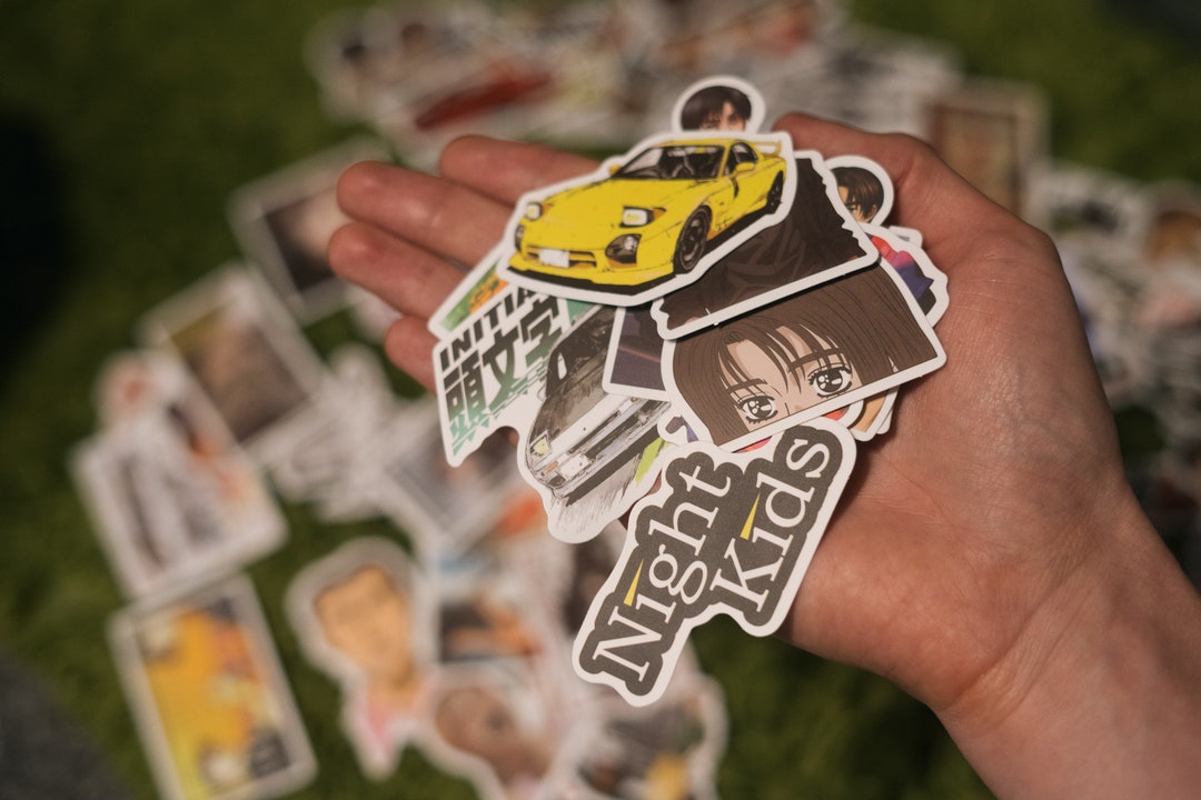 100pcs Initial D Sticker Pack JDM - Etsy