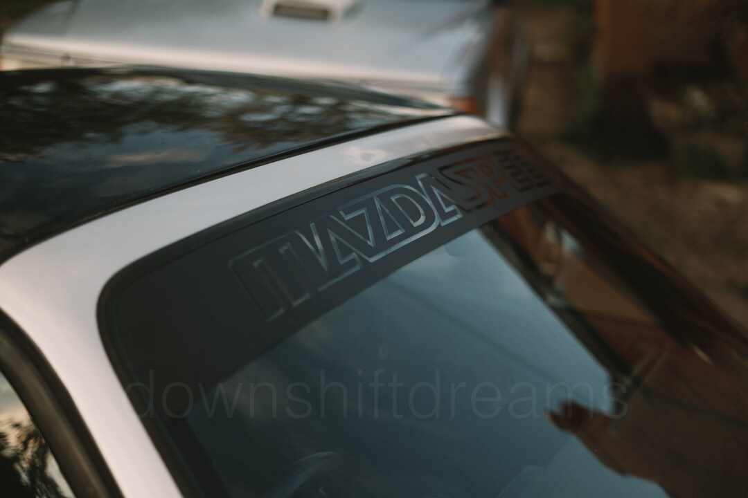 Mazdaspeed Miata Mx5 Car Windscreen Sun Banner - Etsy