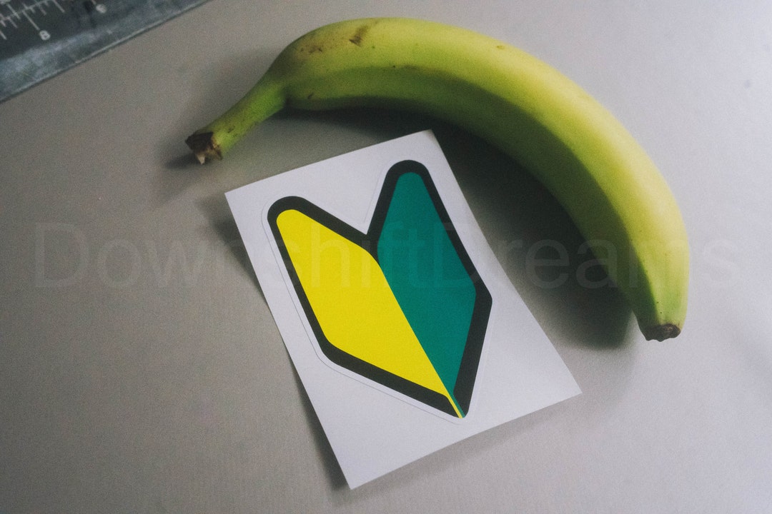 2x JDM Wakaba Sticker Window Decal Waterproof Outdoor Vinyl - Etsy