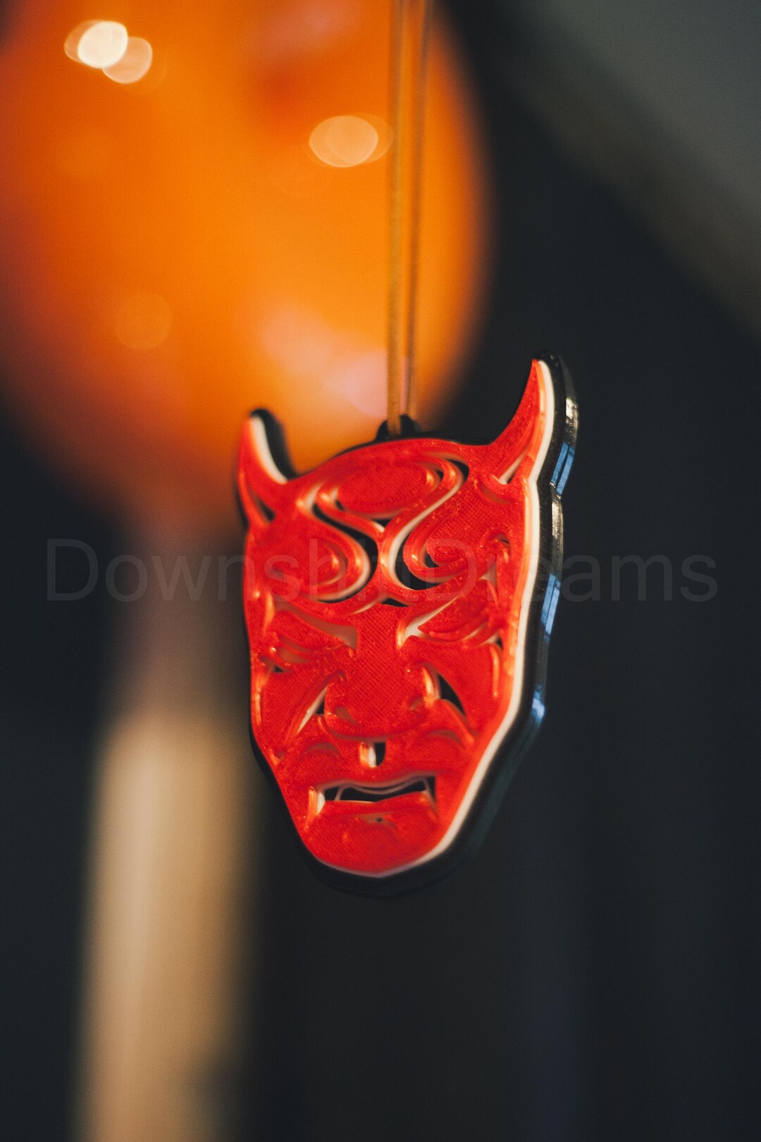 Oni Mask Charm - Triple Colour JDM Car Accessory - Etsy