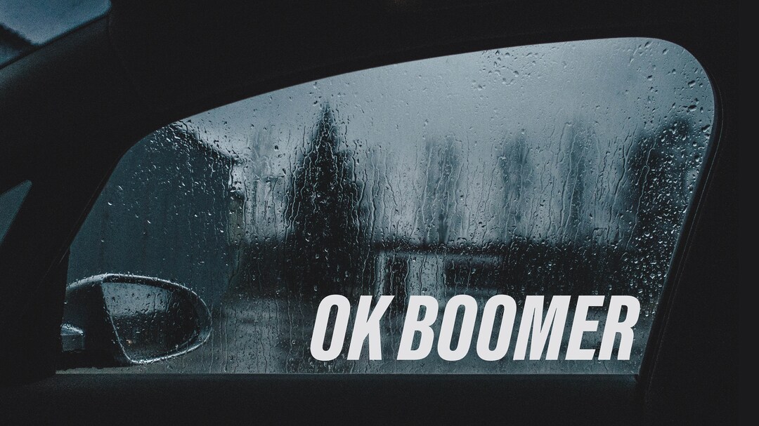 Ok Boomer Transparent Window Sticker - Etsy UK