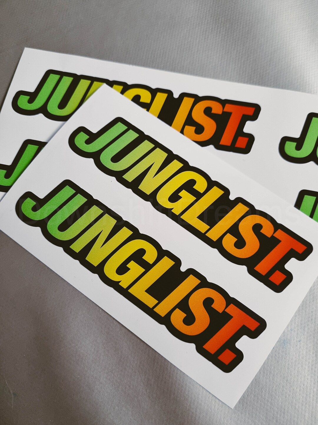 3x Junglist Drum and Bass DNB Vinyl Sticker Decals Outdoor Rated - Etsy