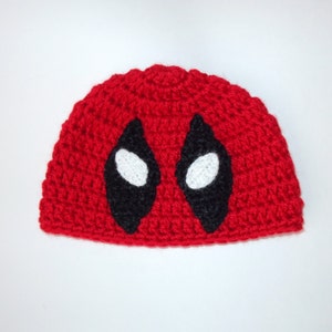 Deadpool Hat and Diaper Cover Costume Set, Marvel Beanie Mask Superhero ...