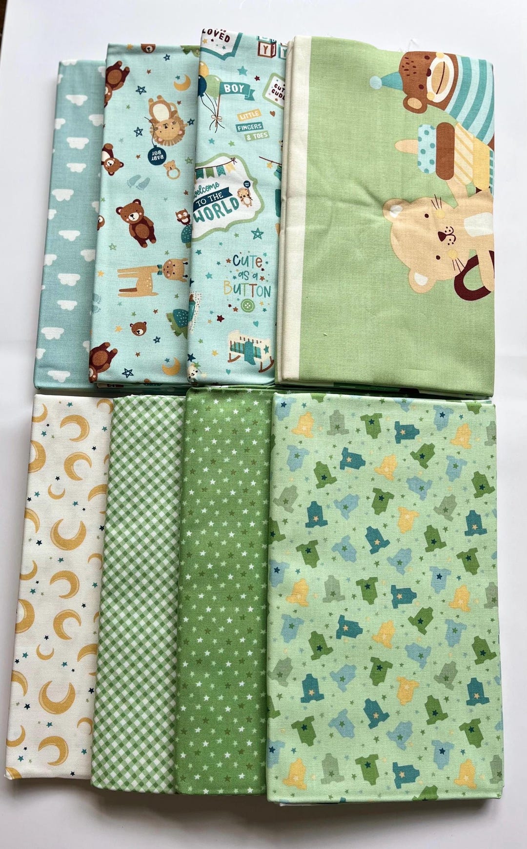 Baby Boy Quilt Fabric Bundle: Riley Blake Nursery Prints + Panel - Etsy