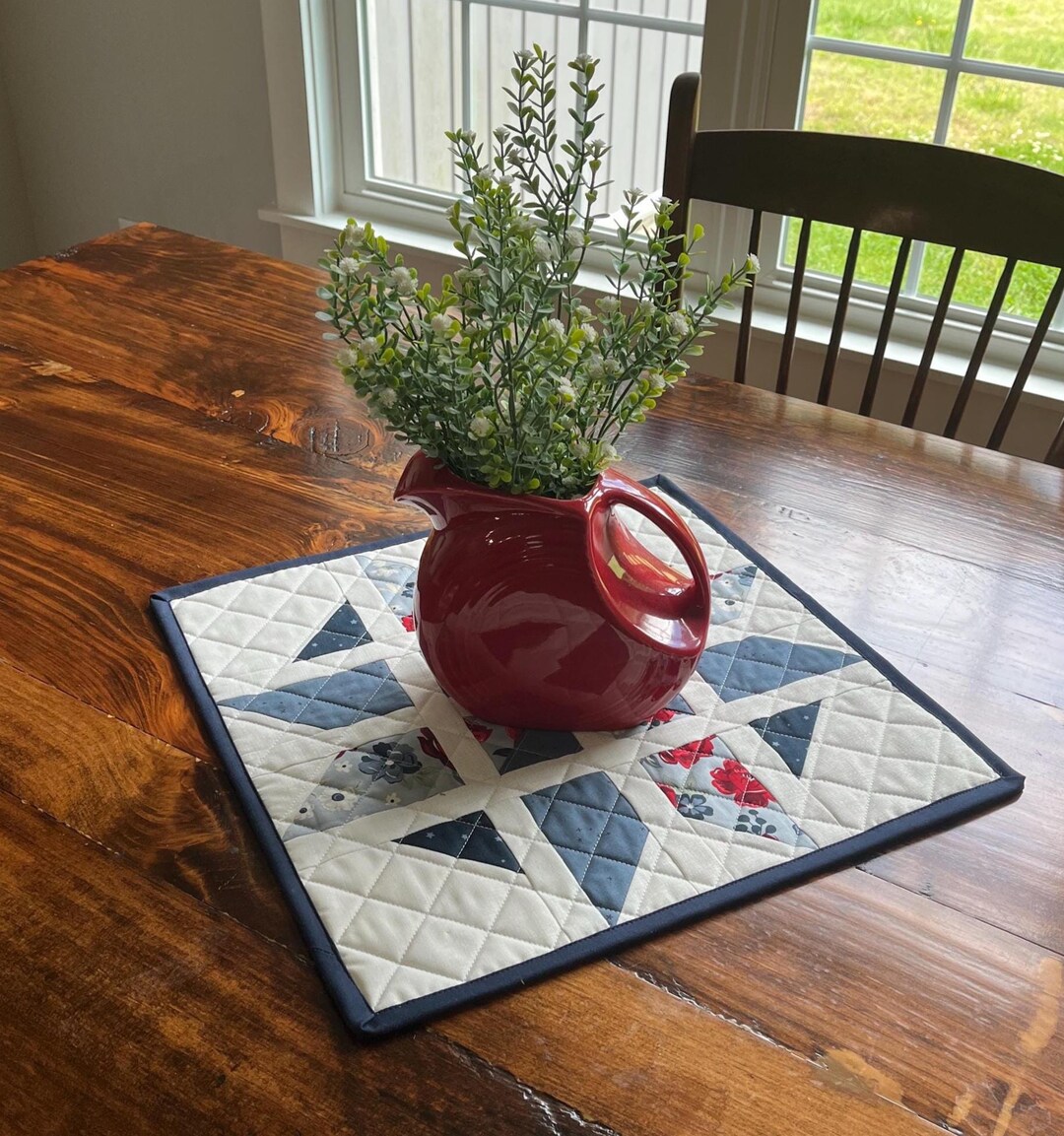 Quilted Americana/patriotic Table Topper, Wall Hanging,or Door Hanging ...