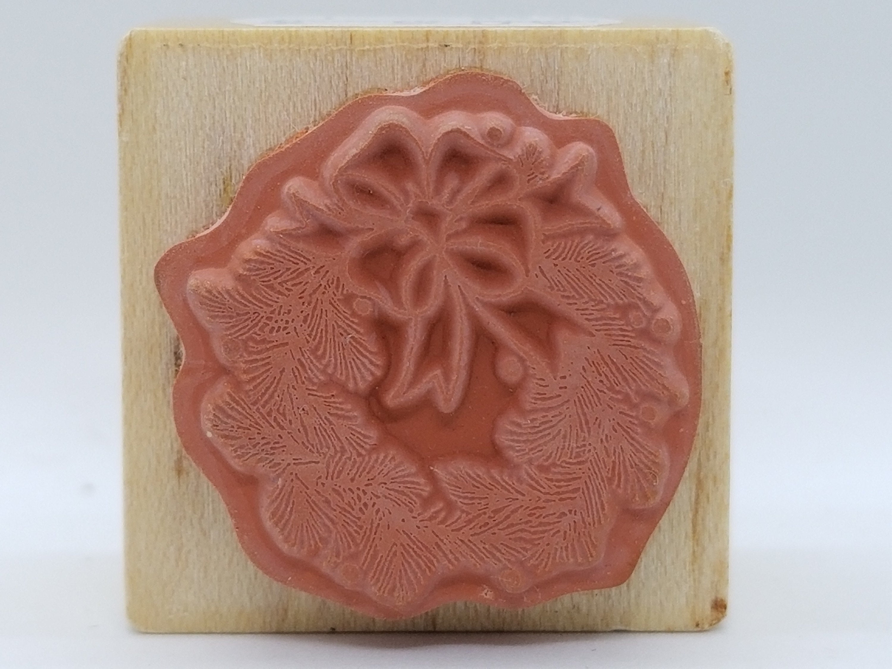 PSX Rubber Stamp Holiday Wreath B-0046, Personal Stamp Exchange ...