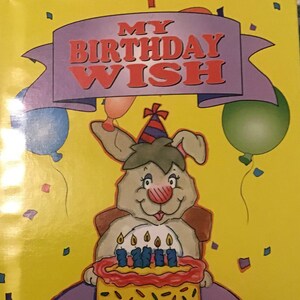 Personalized Book My Birthday Wish - Etsy