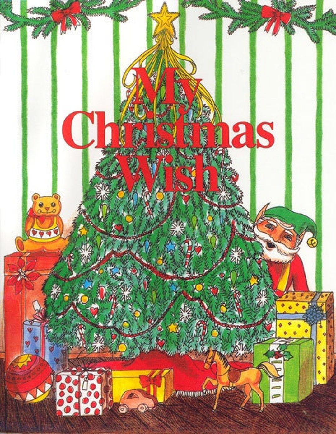 Kids Christmas Book Personalized Children's Book My Christmas Wish - Etsy