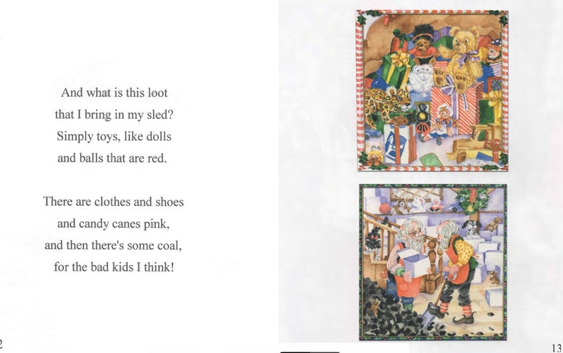 Personalized Book Santa's Story. Children's Book Personalized - Etsy