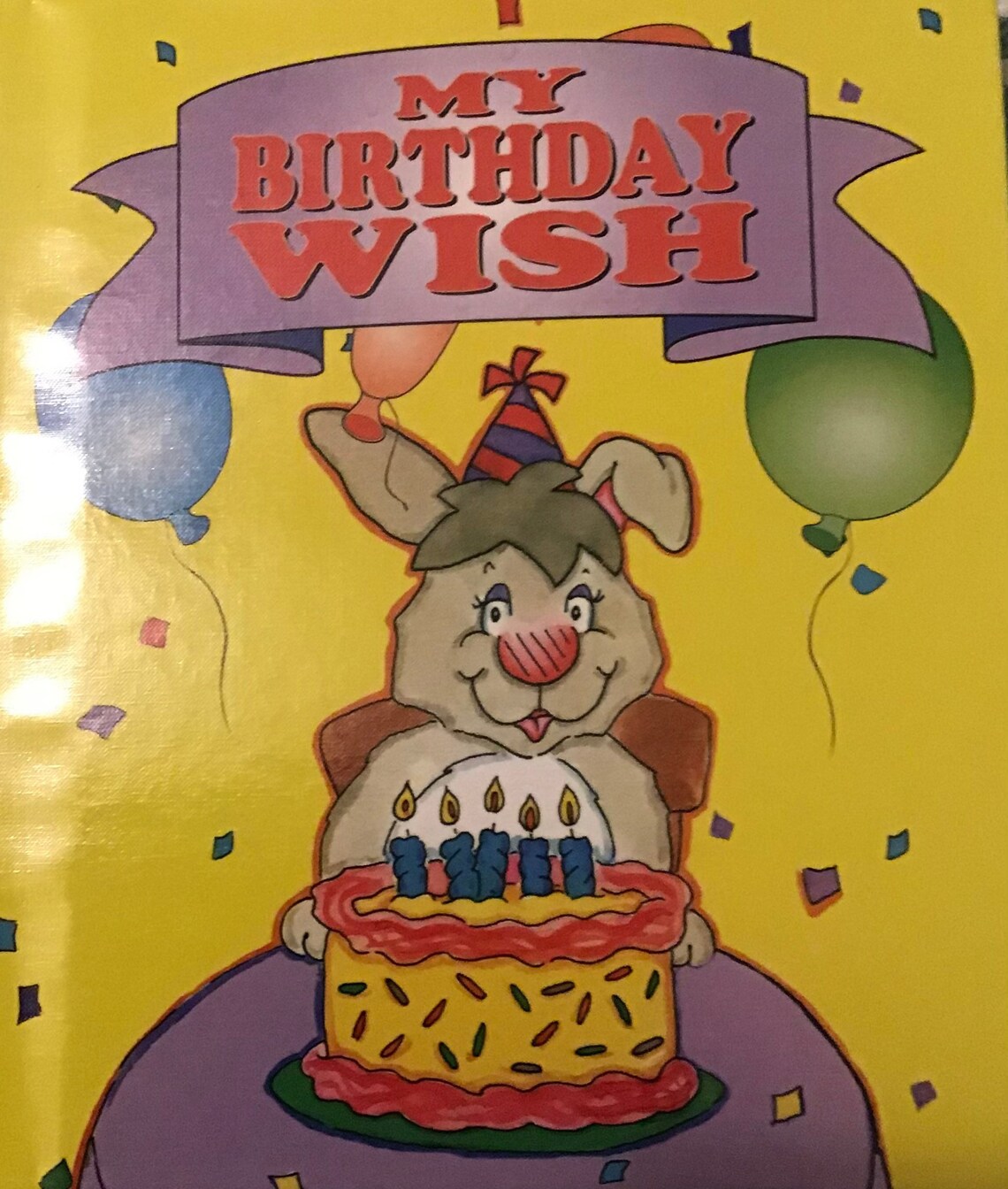 Personalized Book My Birthday Wish - Etsy
