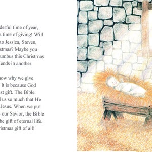 The Story of Christmas Personalized Children's Book. Christmas - Etsy