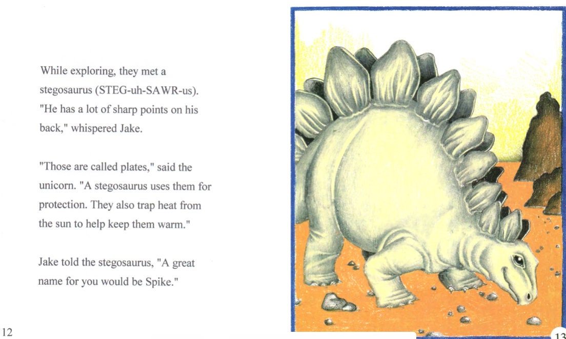 Personalized Children's Book My Dinosaur Adventure - Etsy