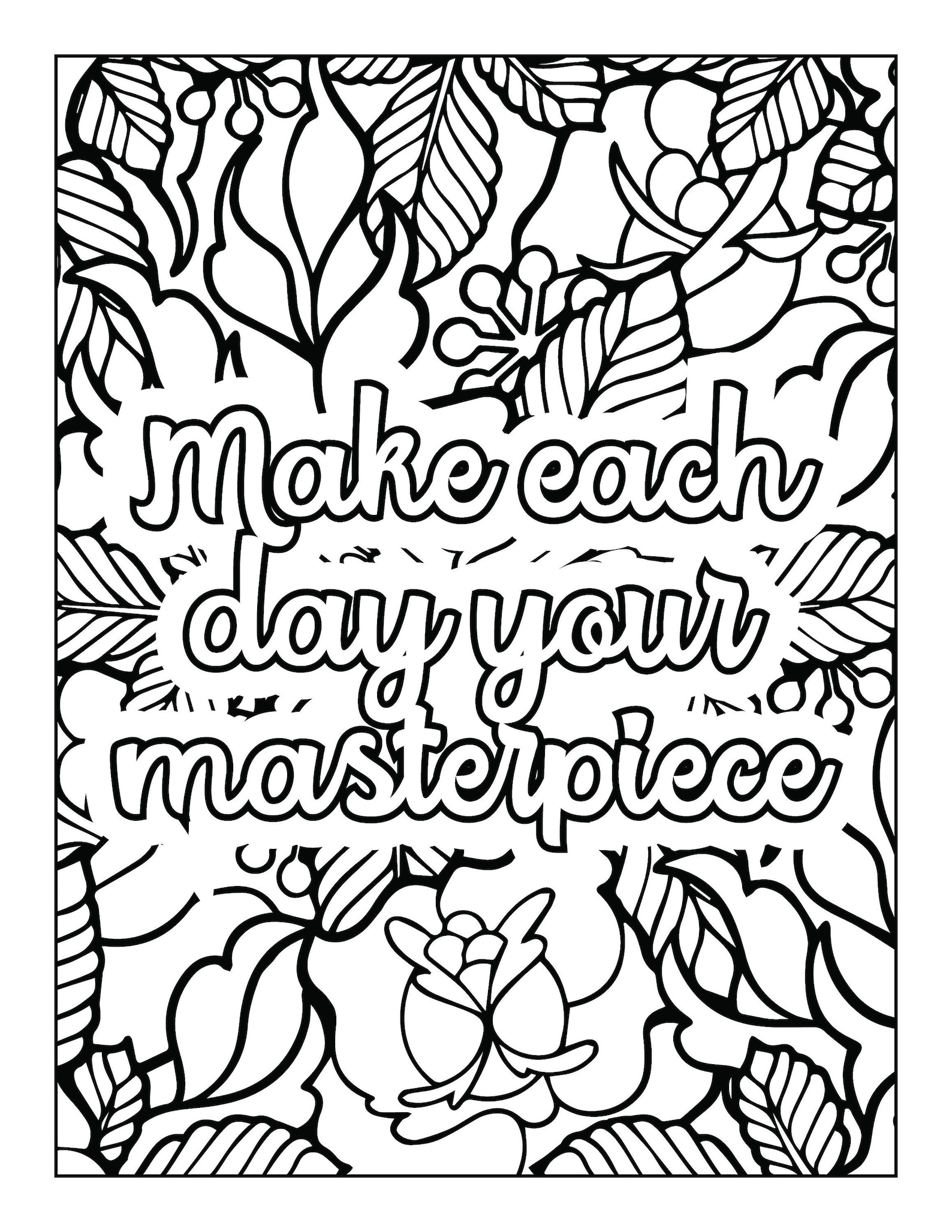 Coloring Pages 260. Quotes Digital Download Coloring Pages - Etsy