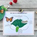 Butterfly Life Cycle Busy Binder Sheet, Preschool Life Cycle Velcro ...