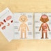My Body Human Anatomy Matching Game Light Skin. Learn Human - Etsy
