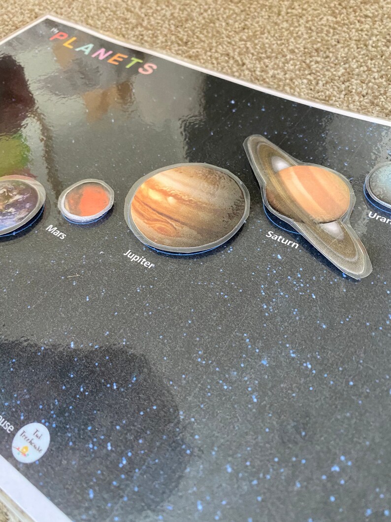 PLANETS Matching Game / Busy Binder Page. Solar System Printable, Space ...