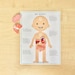 MY BODY Human Anatomy Matching Game - Light Skin. Learn Human Organs ...