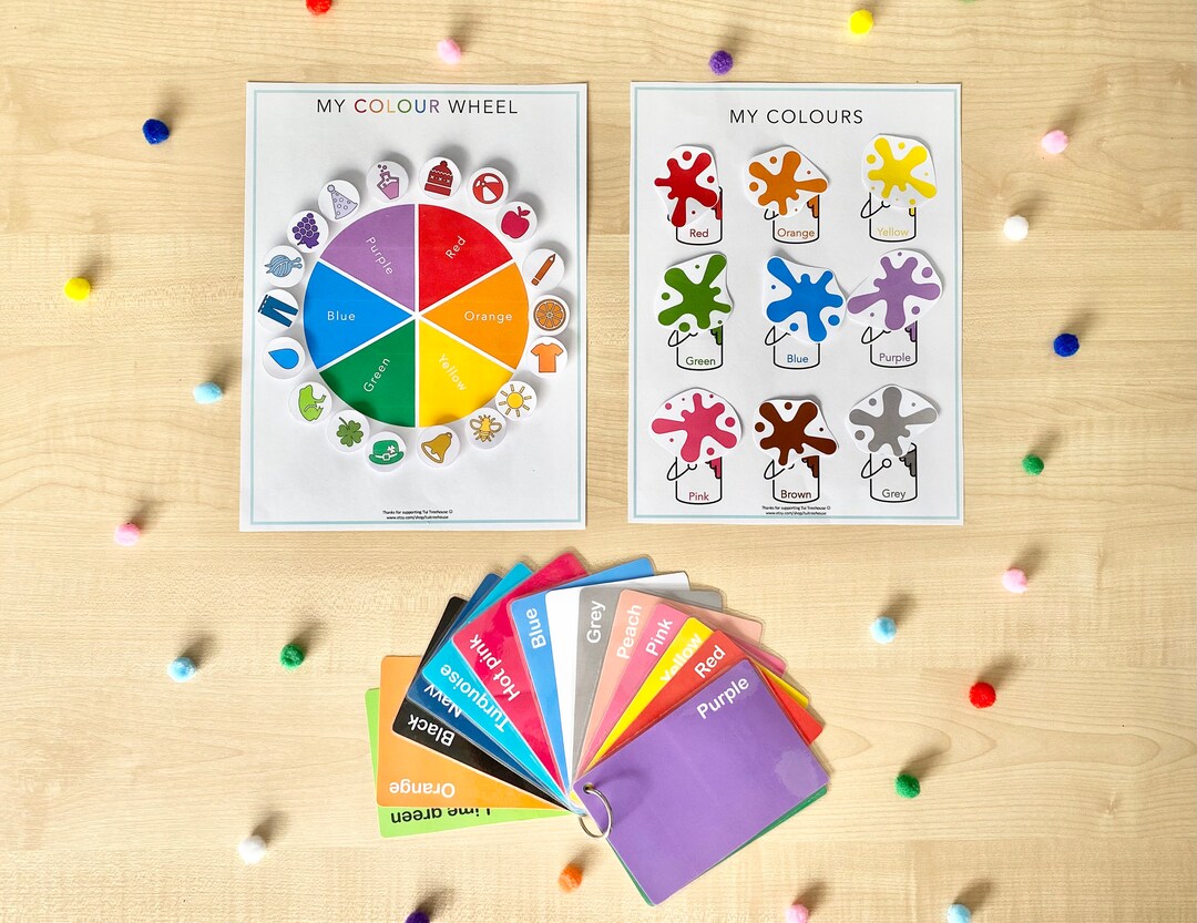 PRESCHOOL COLOURS Pack - Colour Sorting, Preschool Binder Sheet, Busy ...