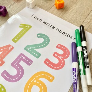 PRESCHOOL NUMBERS PACK - Count, Read, Write. Printable Pdf Files - Etsy