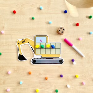 Digger Themed Ten Frame Counting Mat, Preschool Counting Mat, Preschool ...