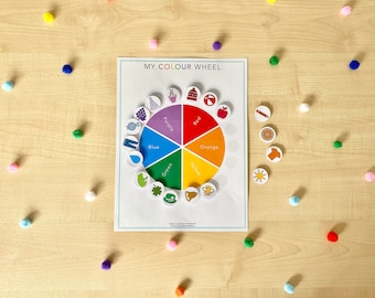 Printable Color Wheel - Etsy