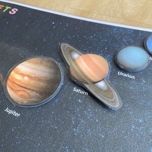 PLANETS Matching Game / Busy Binder Page. Solar System Printable, Space ...