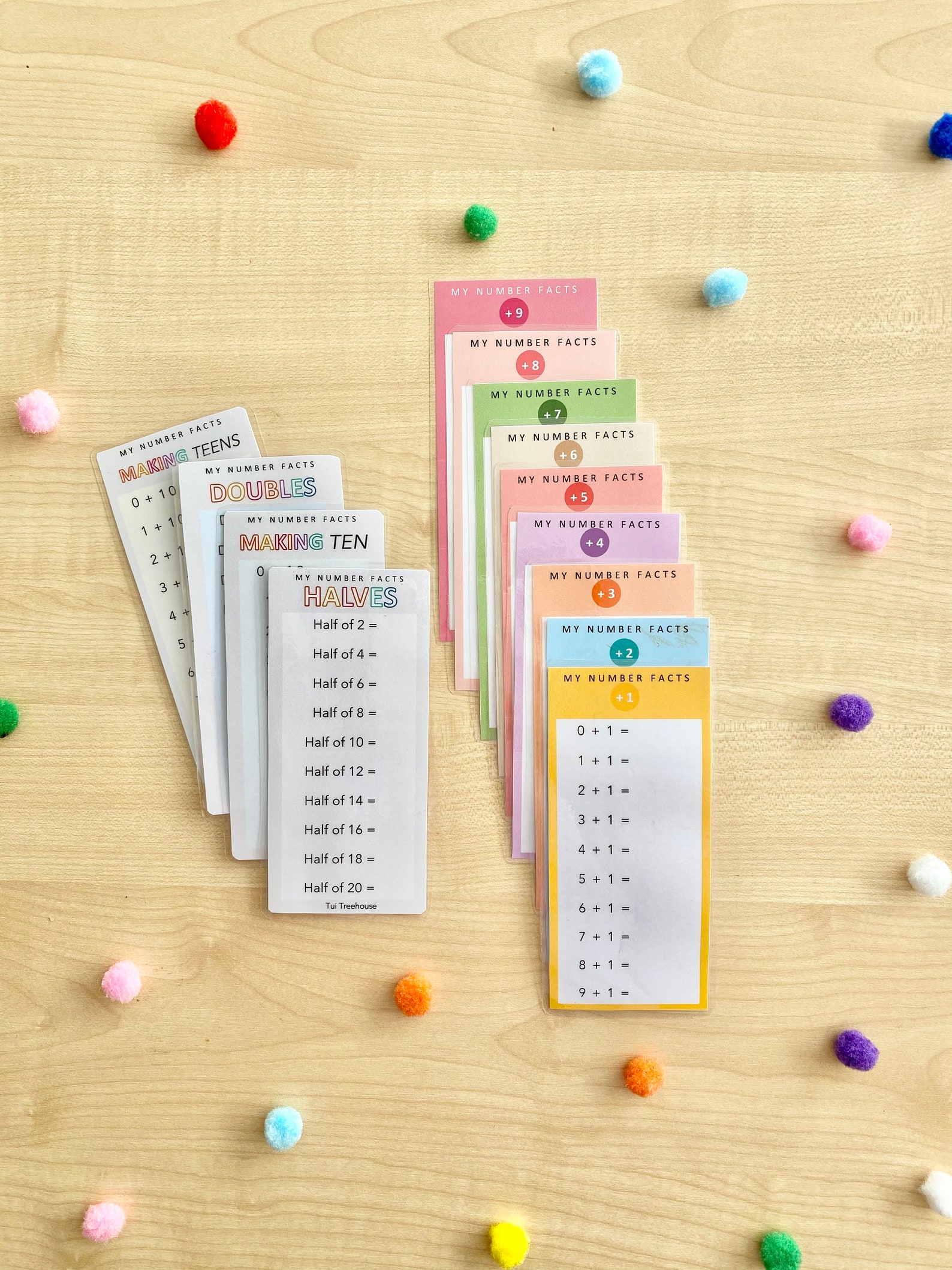 Buy Math Facts Printable Cards Addition Practice, Grade 1-2 Math, Math ...
